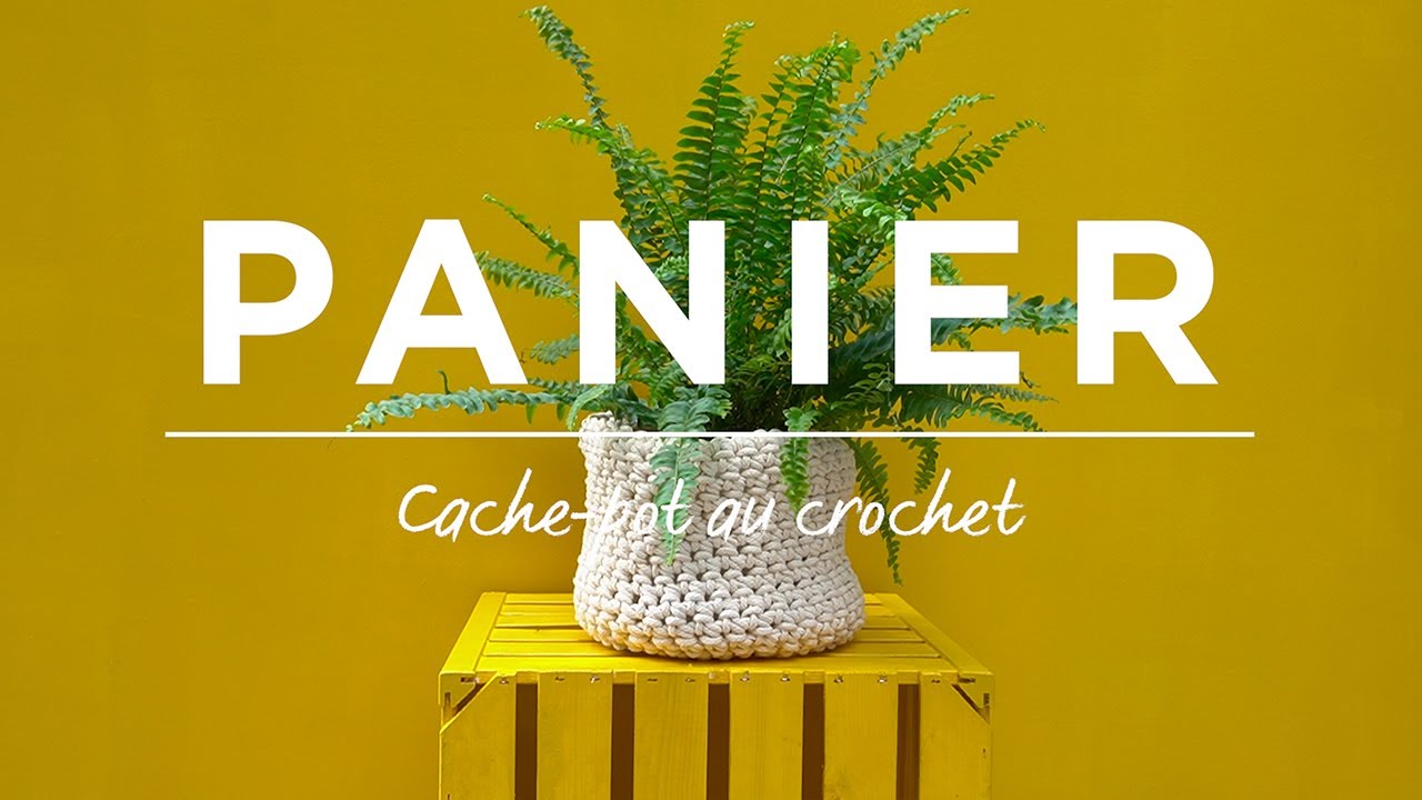 Tuto crochet - Panier ou cache-pot en corde macramé | Un DIY de KREANDO ...