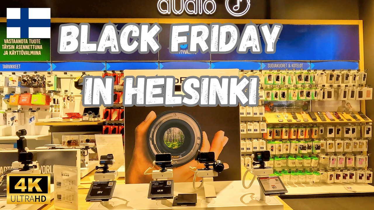 Black Friday in Helsinki: Unmissable Deals Are Here! 💸 Finland, 2024 - YouTube