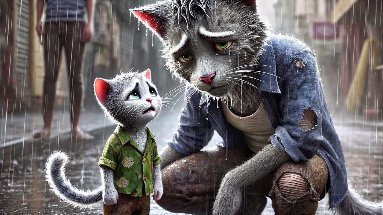 💔😭The heartbreaking story of poor cats! #cat #ai #catcute #catvideos ...