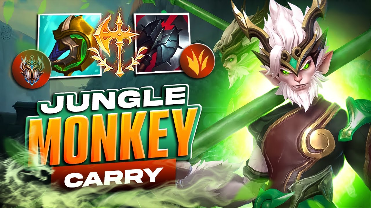 WILD RIFT JUNGLE MONKEY CARRY - Full Gameplay - YouTube