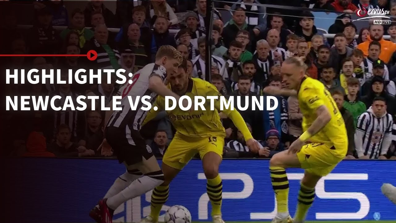 Auswärtssieg! Newcastle vs. Dortmund: Highlights | UEFA Champions ...