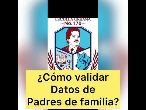 How to validate parent data in Recreapp? Teachers