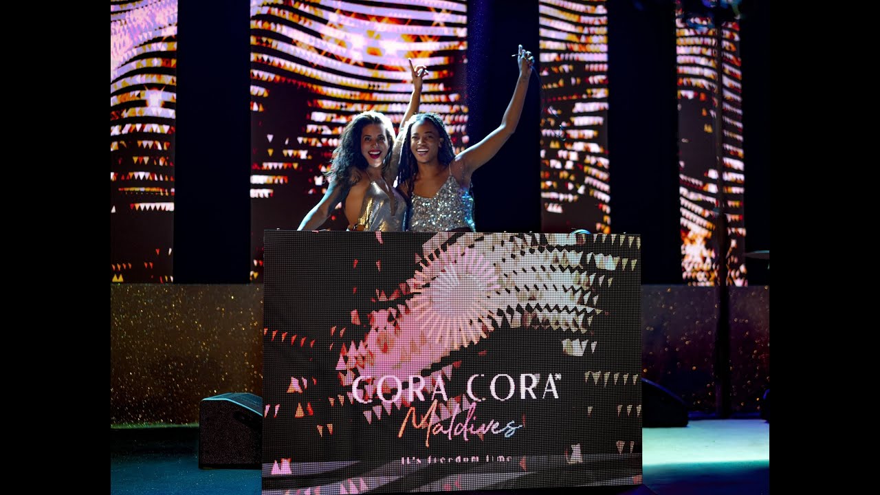 Cora Cora Maldives Glitz and Glam Christmas Eve Celebration - YouTube