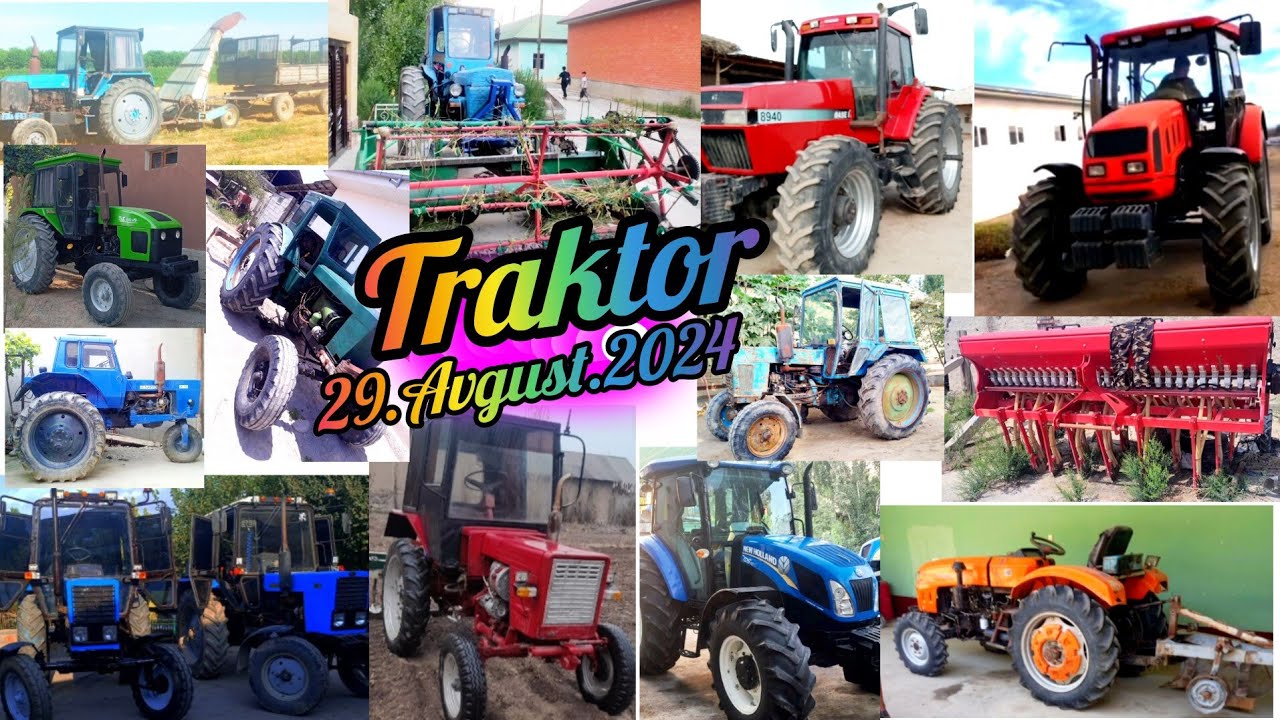 Arzon Traktorlar 29.Avgust.2024 Belarus Mtz Ttz T28 Jatka T40 T25 Mini ...