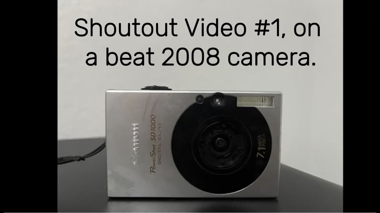 Shoutout Video #1, filmed on a beat 2008 camera. - YouTube