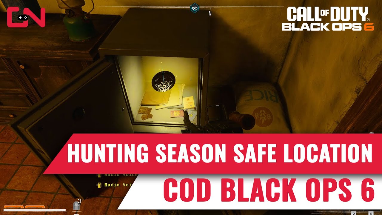 COD Black Ops 6 Hunting Season Safe Code & Location - YouTube