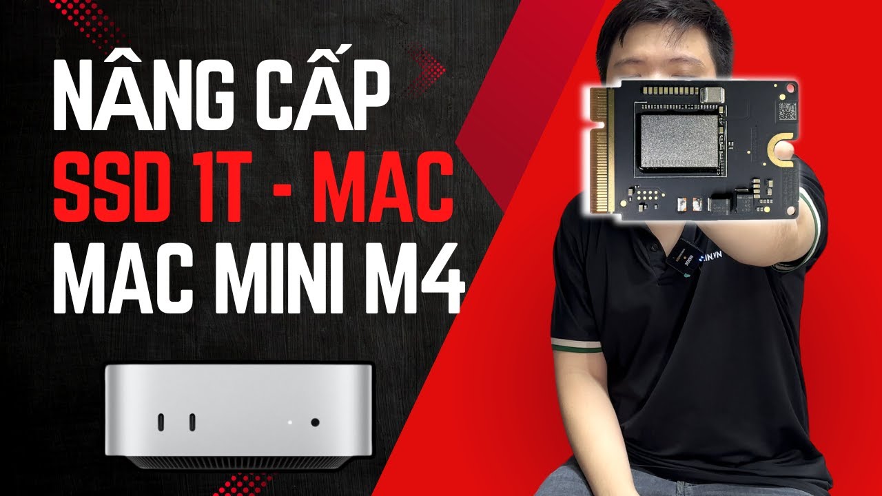 Nâng Cấp Ổ Cứng SSD Cho Mac MIni M4 256G - 1T - YouTube