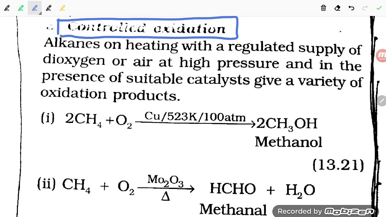 controlled oxidation of alcohol - YouTube