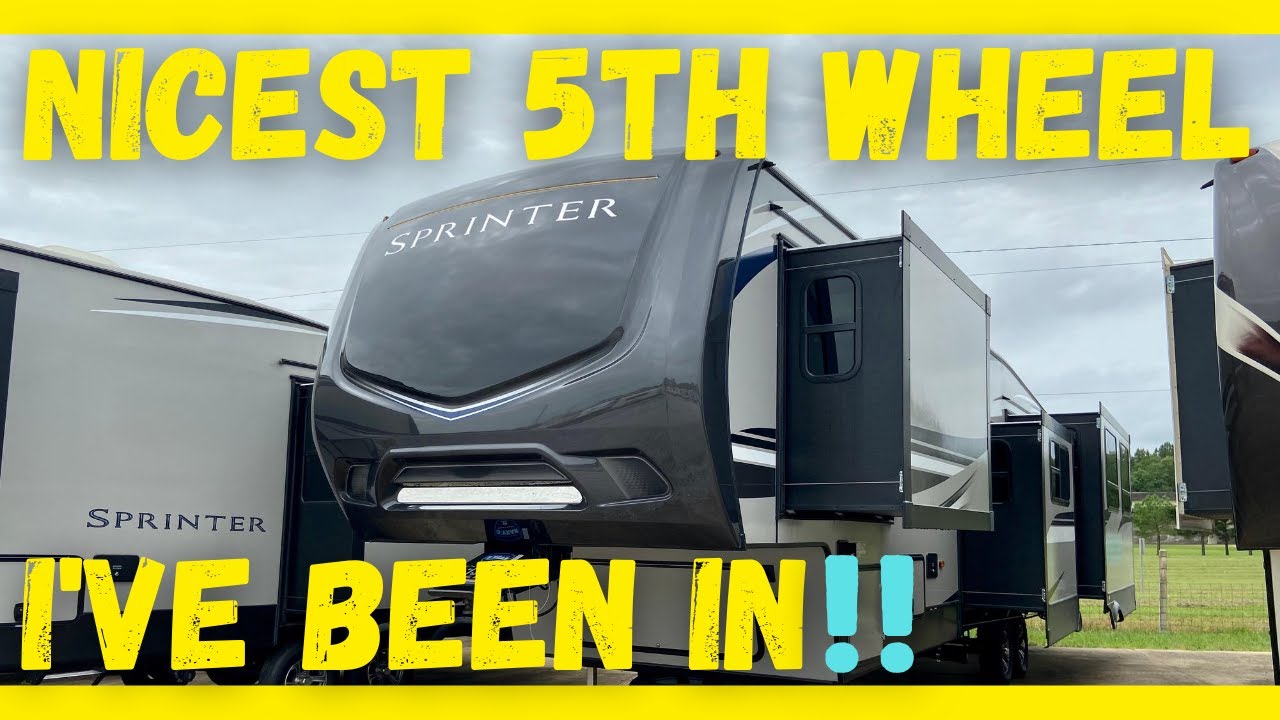 Nicest 5th wheel camper I have ever been in! 2021 rv with it all ...