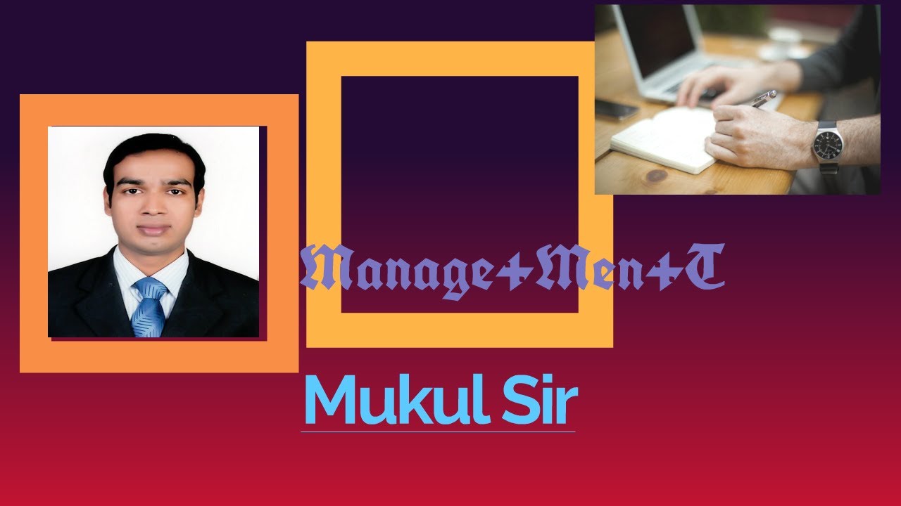 HSC, Management 2nd, Lecture #10, Chapter 4, Organizing. - YouTube