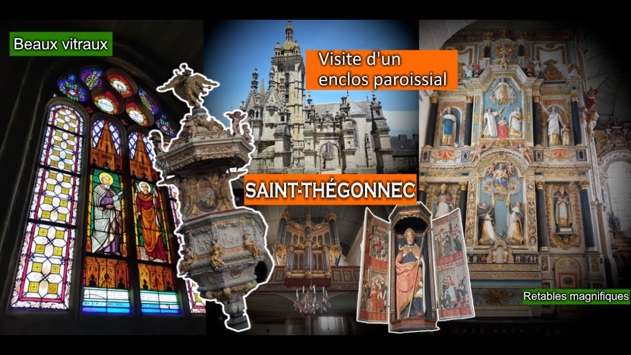 Saint-Thégonnec : visite d'un enclos paroissial - YouTube