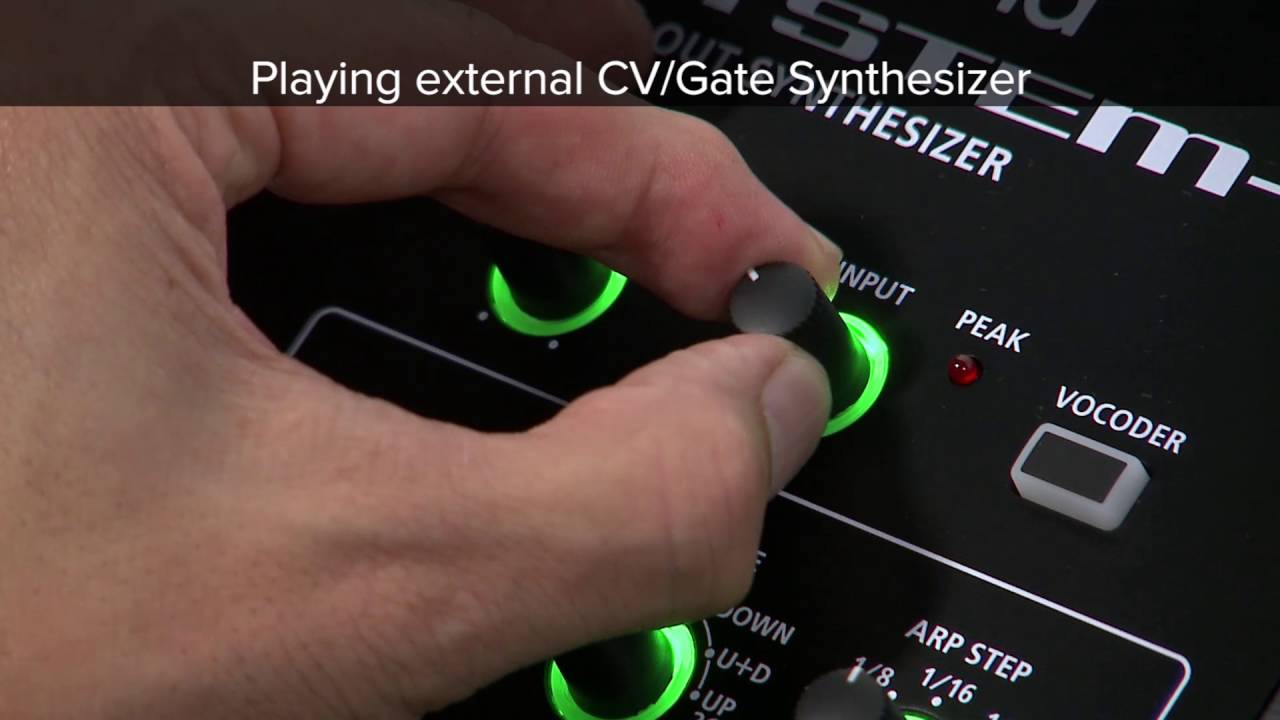 SYSTEM-8 Quick Start 09 “To Play External CV/Gate Synthesizer” - YouTube