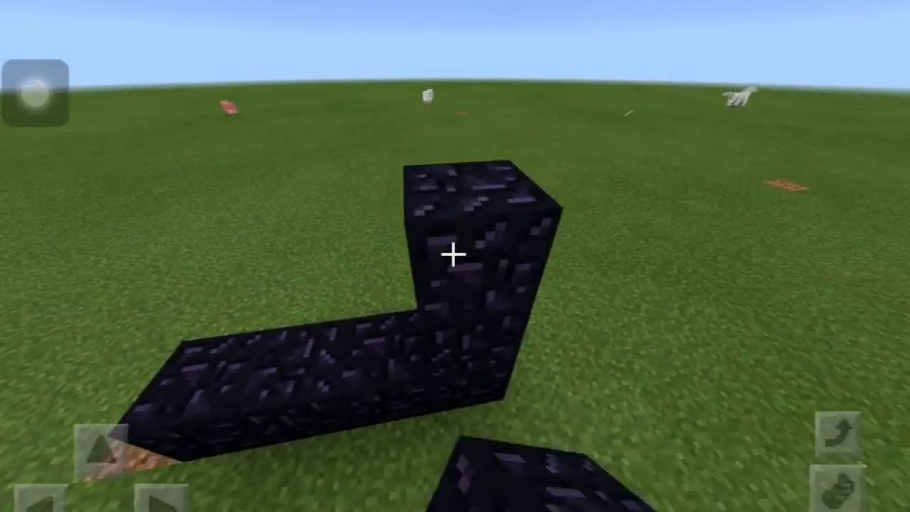 Minecraft PE : How To Build The Nather Porter - YouTube