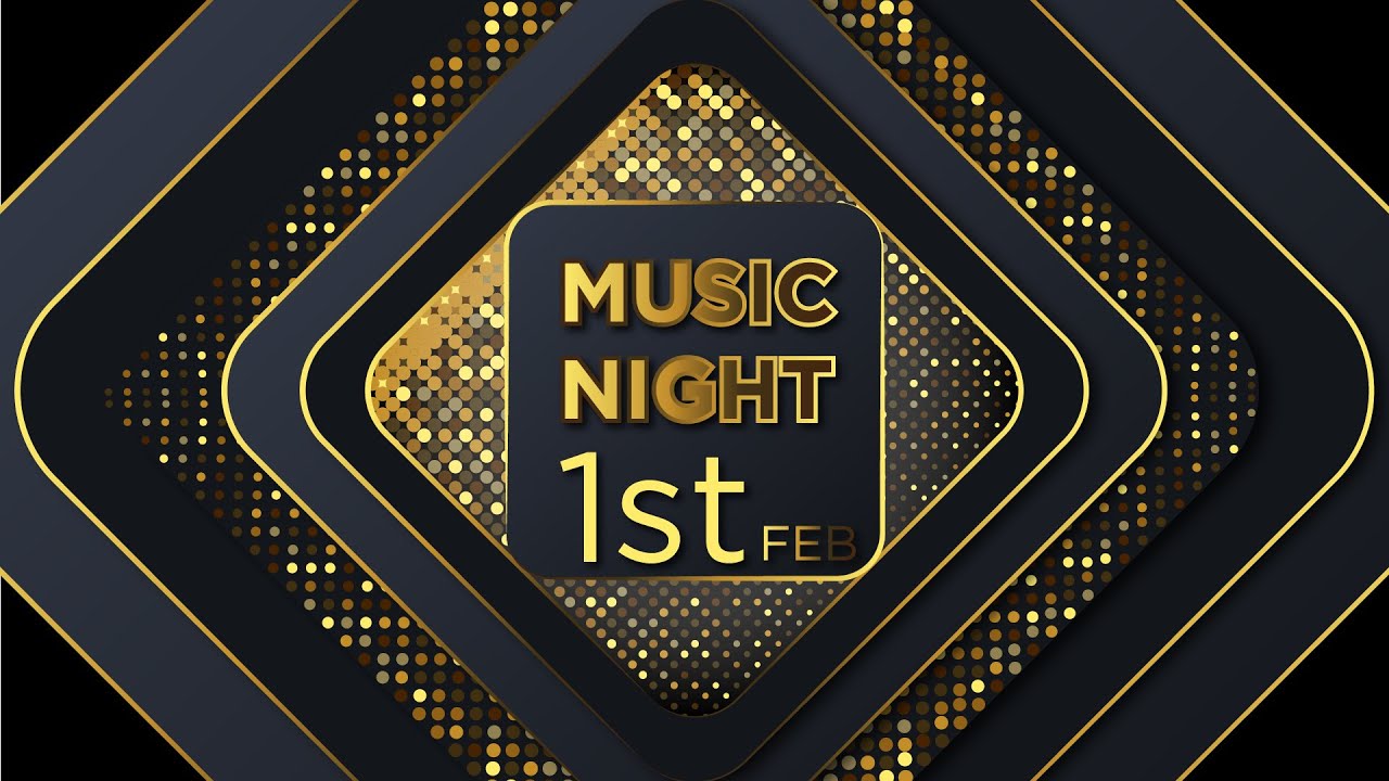 Make Music Night Poster with Sleek Vector Background in illustrator ...