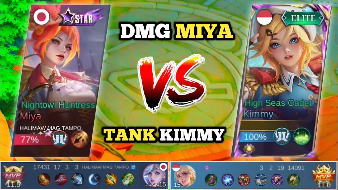 MIYA NEW STARLIGHT SKIN DESTROY US! (mlbb naruto map!💀) | TANK KIMMY VS ...