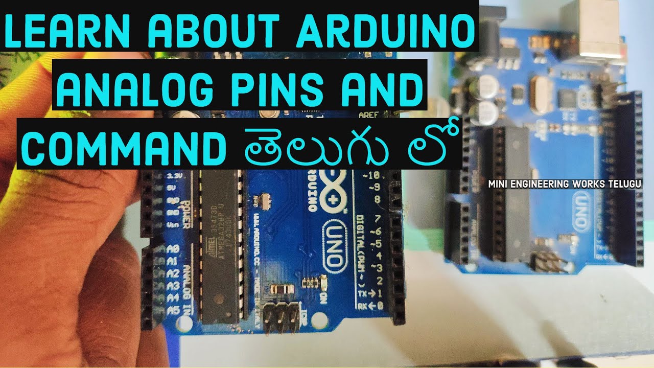 Learn About Arduino Analog Pins And Command In Telugu Meworkstelugu