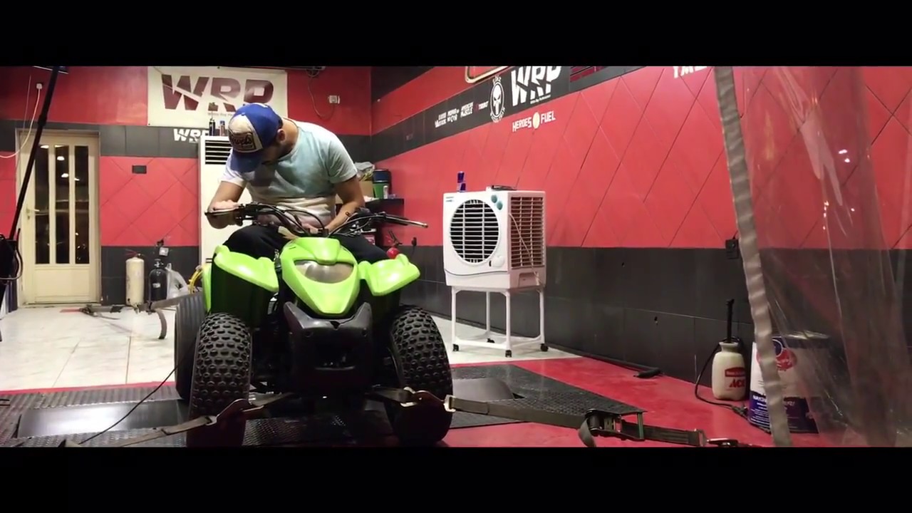 100CC ATV dyno Test - YouTube