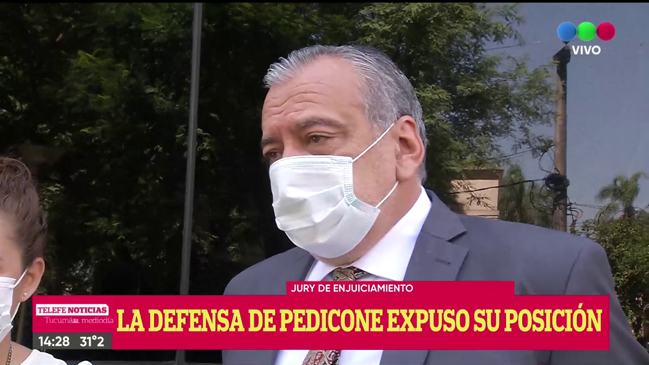 La defensa de Pedicone expuso su posición - YouTube