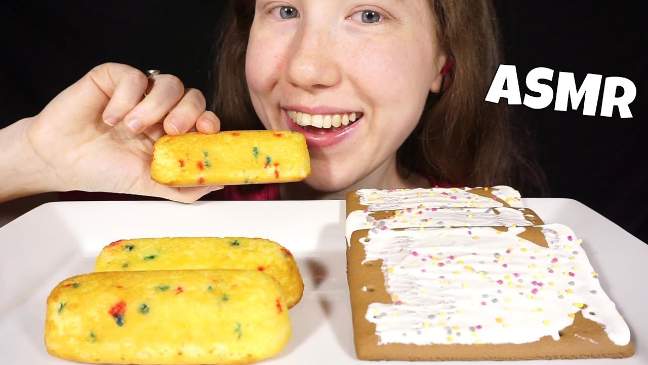 ASMR TWINKIES & POP TARTS MUKBANG (No Talking) EATING SOUNDS - YouTube