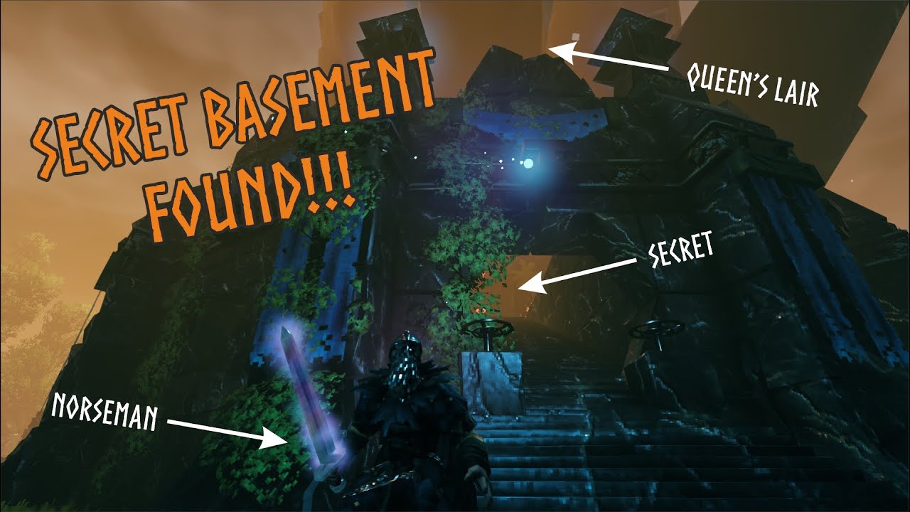 Valheim. A small and useful secret near Queen's Lair entrance - YouTube
