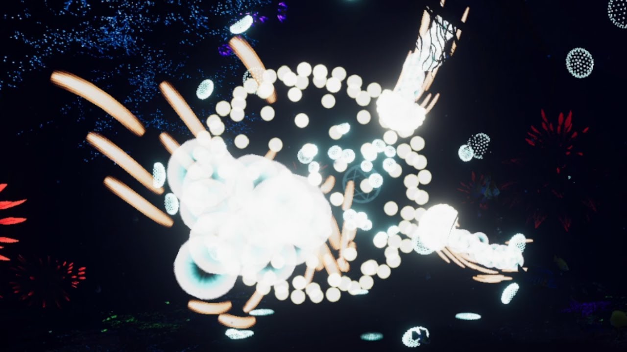 VRChat Touhou spellcard: Ocean Sign: "Jellyfish Apocalypse" - YouTube