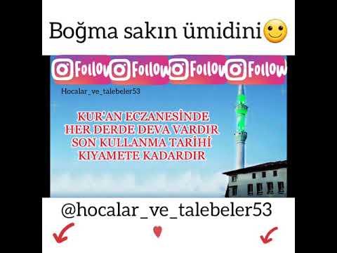 Boğma sakın ümidini... dini paylaşımlar