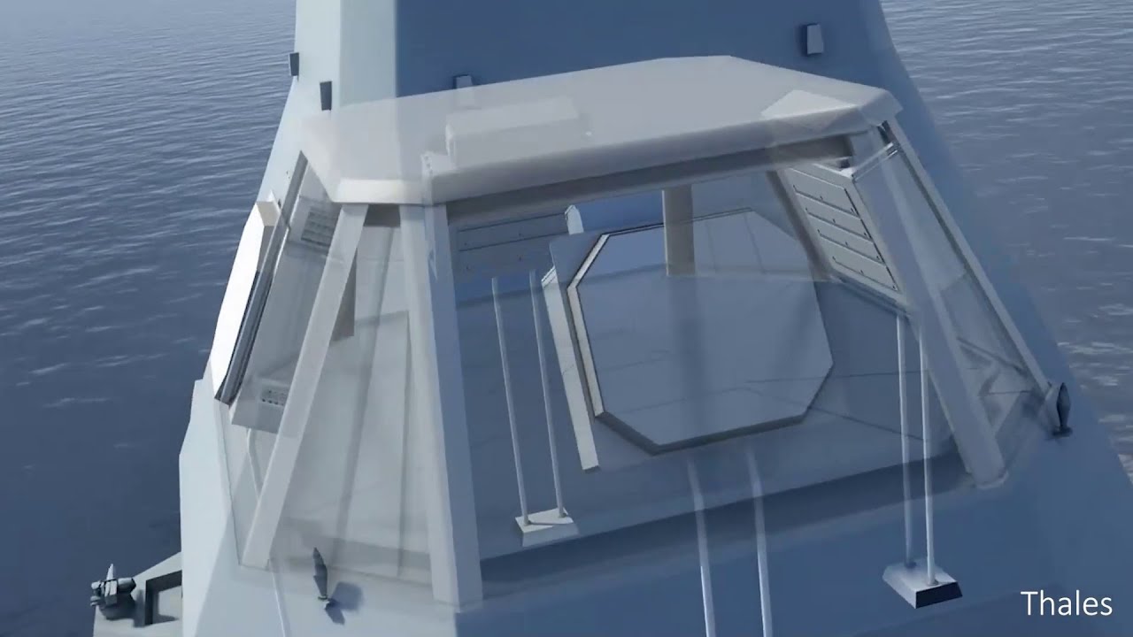 SeaFire radar at the Shore Integration Facility - YouTube