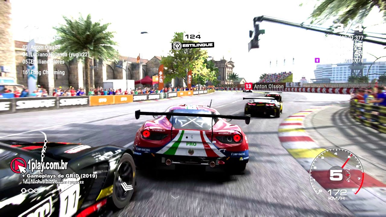 GRID (2019)! Ferrari 488 GTE (FONTAIN LOOP / GT SUPERCUP) Circuito de ...