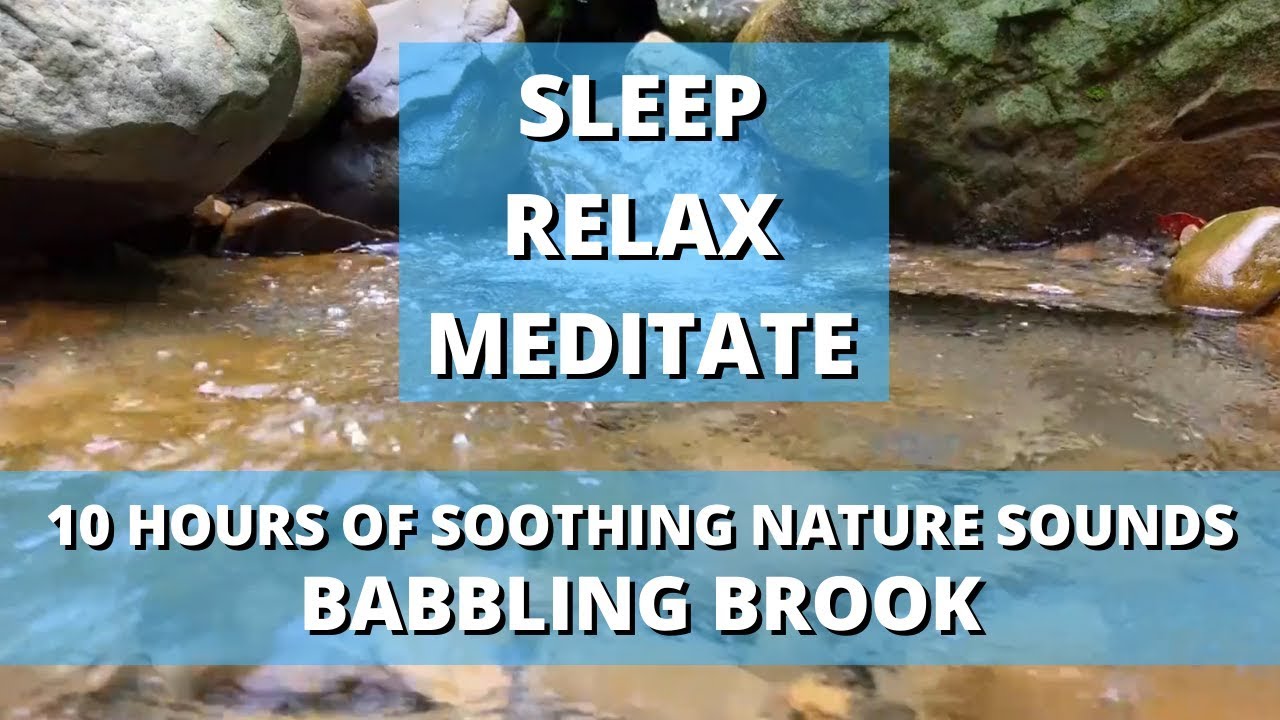 Babbling Brook No Ads Relaxing Nature Water Sounds Stress Relief