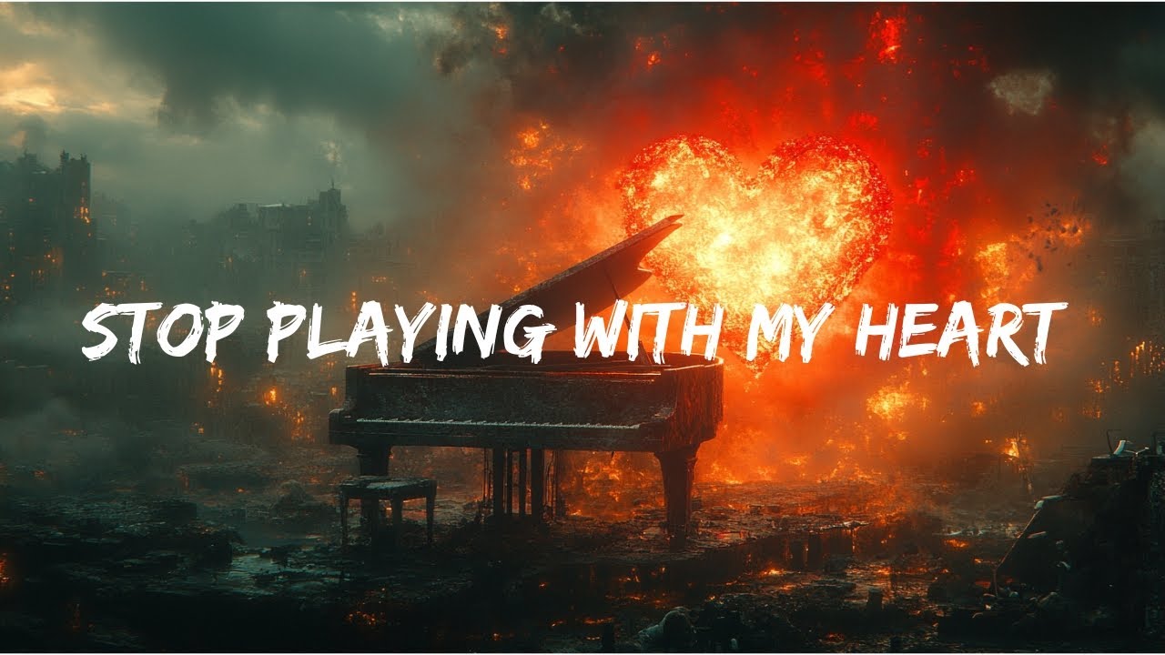 Stop Playing with My Heart 💔Heartfelt Love Song🎶 Official Video Lyrics ...