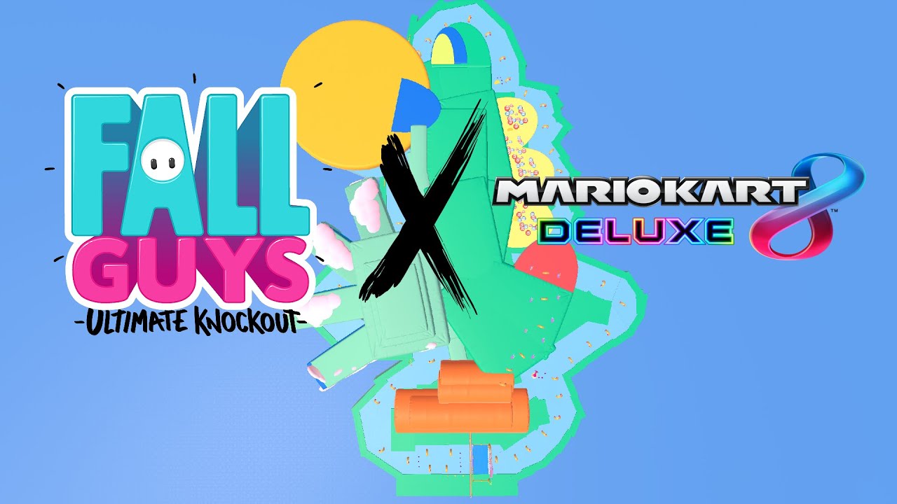 Yoshi Circuit in Fall Guys - YouTube