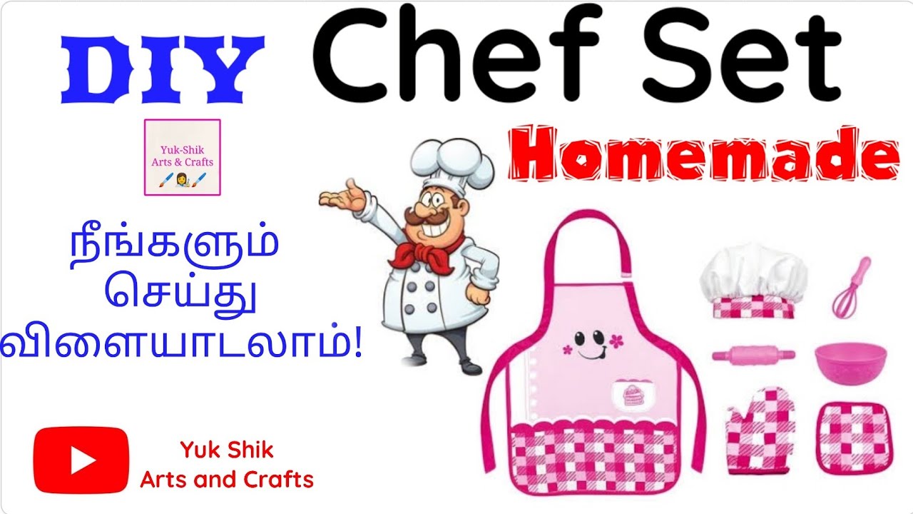 diy chef set/homemade chef set/how to make chef set ...