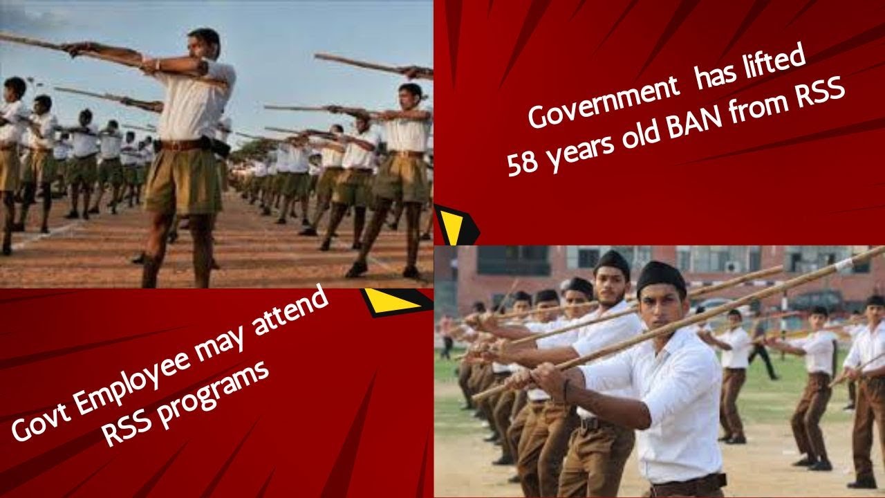 The government lifted the 58-year-old ban on RSS, government employees ...