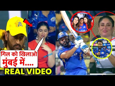 watch sara Tendulkar sad reaction after mi loss match 💔 | mi vs csk ...