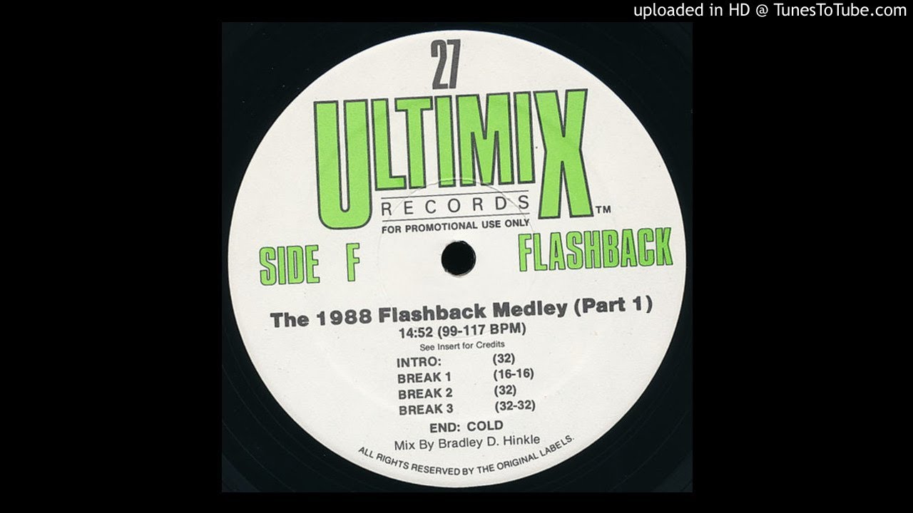 Ultimix pres The 1988 Flashback Medley Part 1 - YouTube