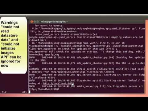 Installation and configuration of google app engine. - YouTube