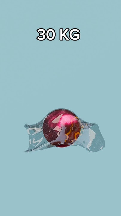 5 KG vs 80 KG cloth vs ball 🏀#3dart #blender3d #animation #satisfying - YouTube