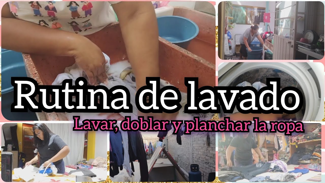 Rutina de lavado #motivate #rutinadelavado no solo lavamos, doblamos y ...