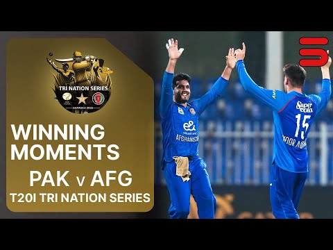 Winning Moments | Pakistan vs Afghanistan | T20I Tri Nation Series 2025 | Match 4 | ECB | M3Q1K