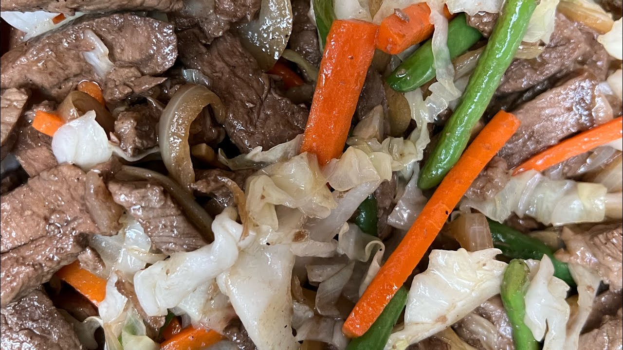 Let’s cook beef guisado#asmr - YouTube