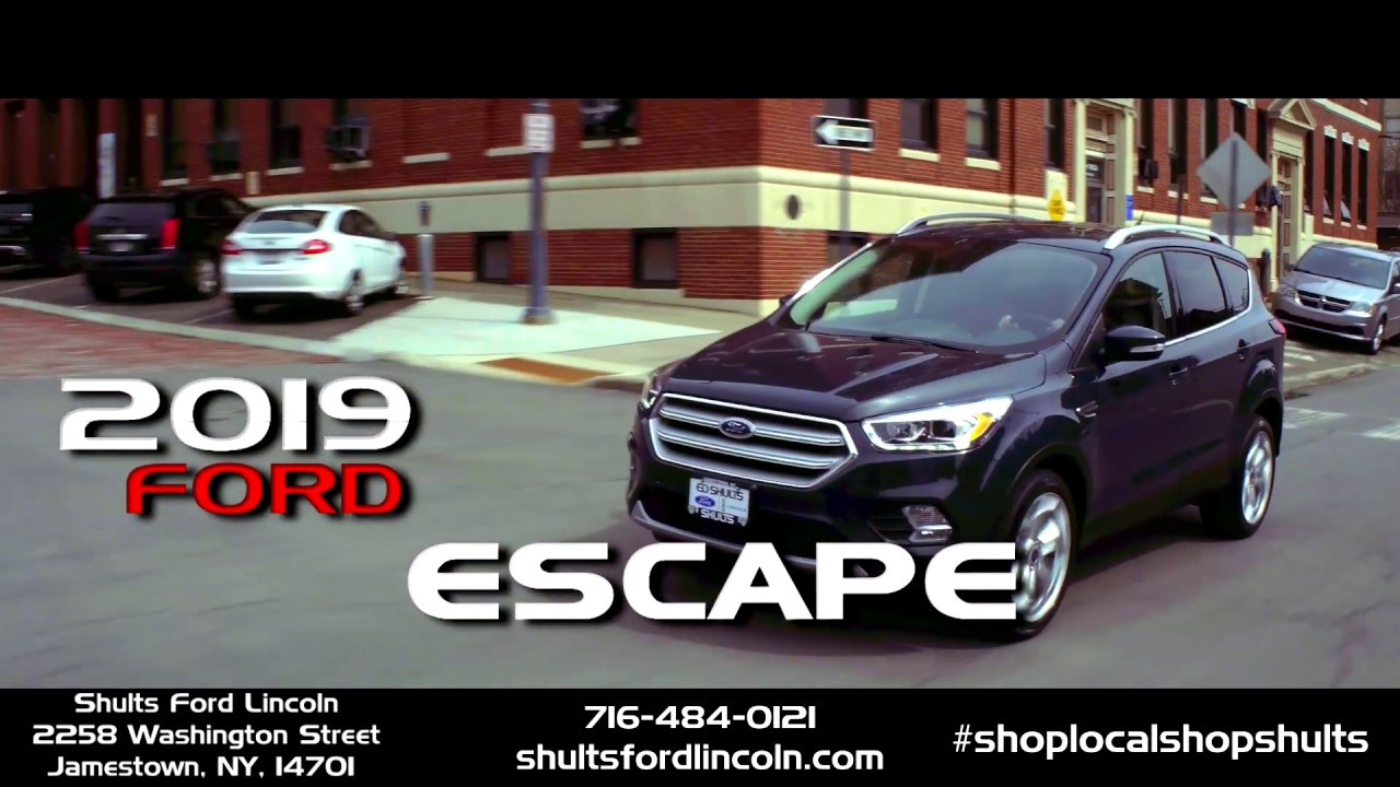 Ed Shults Ford Lincon - 2019 Ford Escape - April 2019 Offer - YouTube