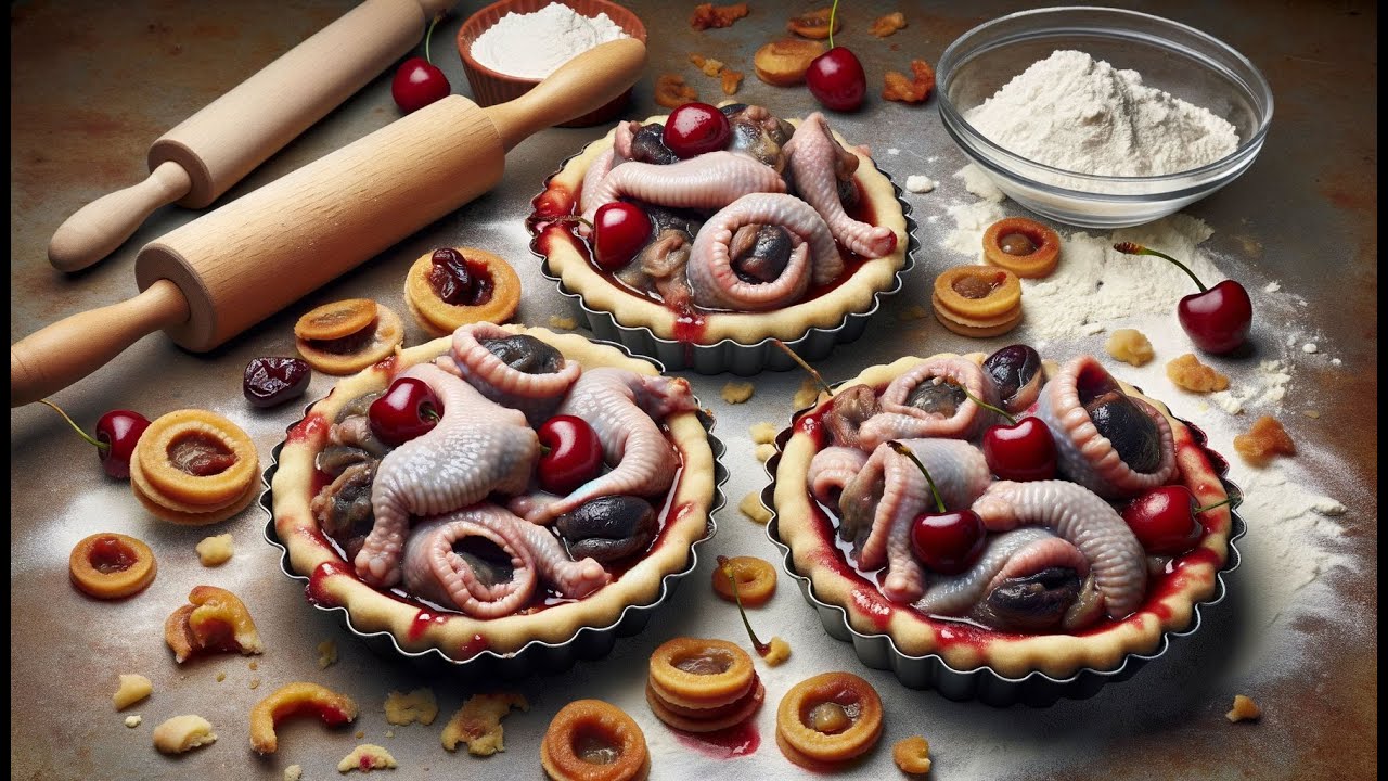 Holiday🎄 CHICKEN Gizzard🐔 CHERRY Tarts 🍒🥧 | 🟡Yellow Tulips 🌷🌷👄 [CHAT ...