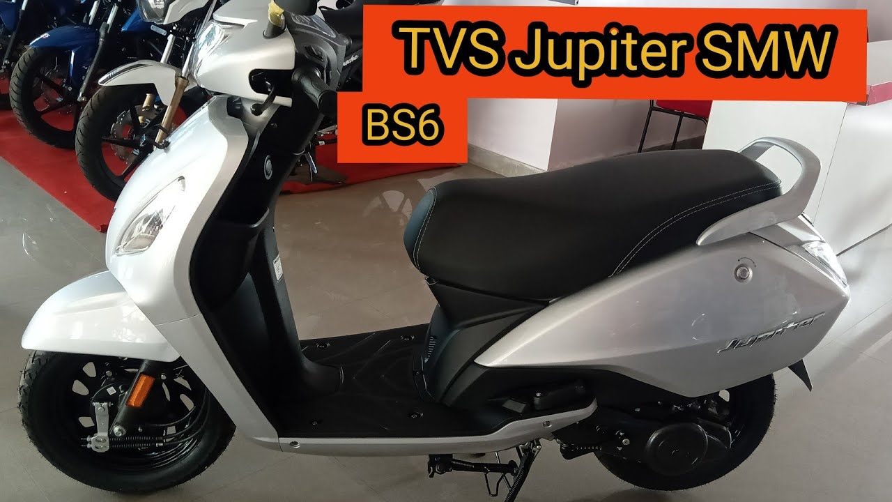 TVS Jupiter SMW BS6 || SMW Edition Silver Color - YouTube