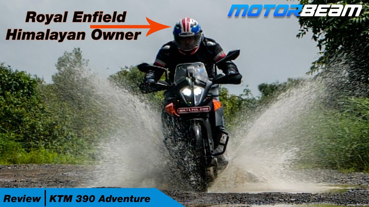 When A Himalayan Owner Rides A KTM 390 Adventure | MotorBeam - YouTube