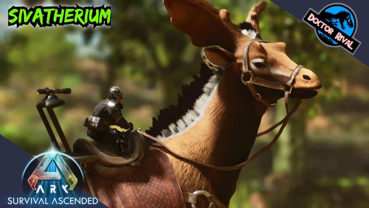 I tamed a SIVATHERIUM || ARK Wilds: Sivatherium || Ark Survival ...