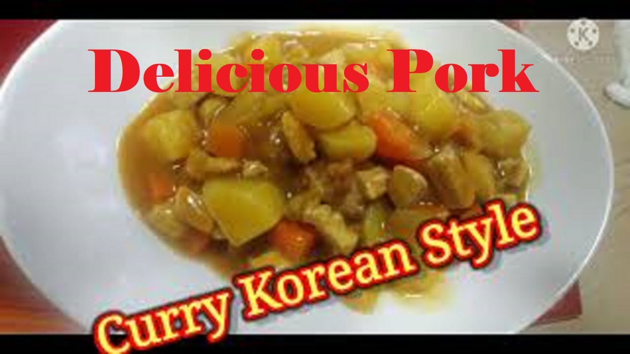 CURRY KOREAN STYLE - YouTube