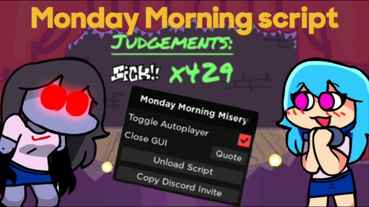 Roblox Monday Morning Misery | mobile script | (AutoPlay) - YouTube