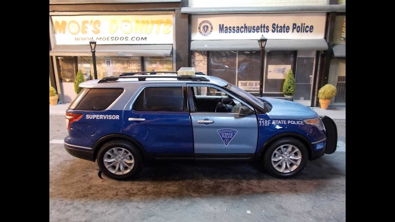 Massachusetts State Police Troop F Airport 1/18 scale Ford Explorer ...