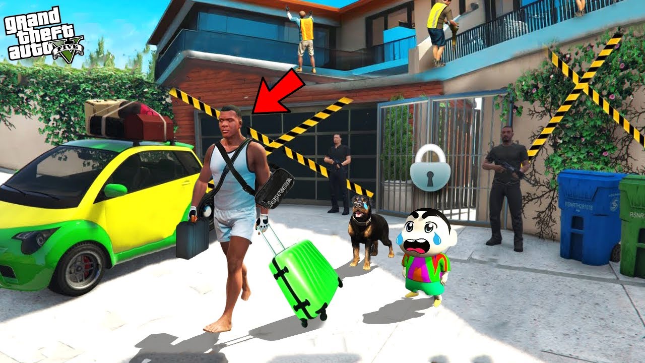 Franklin Left Shinchan & Chop Forever in GTA 5 ! (GTA 5 Mods) - YouTube