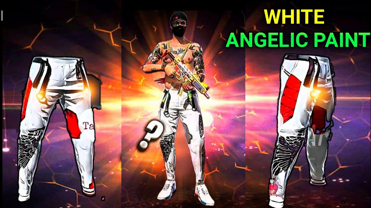 White Angelic Pant in free fire | Free Fire Angelic pant | New White ...